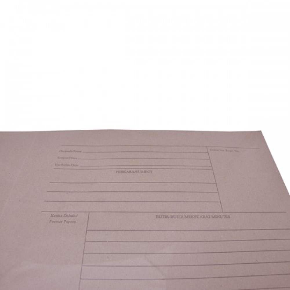 Brown Minutes File - 100pcs | Shopee Malaysia