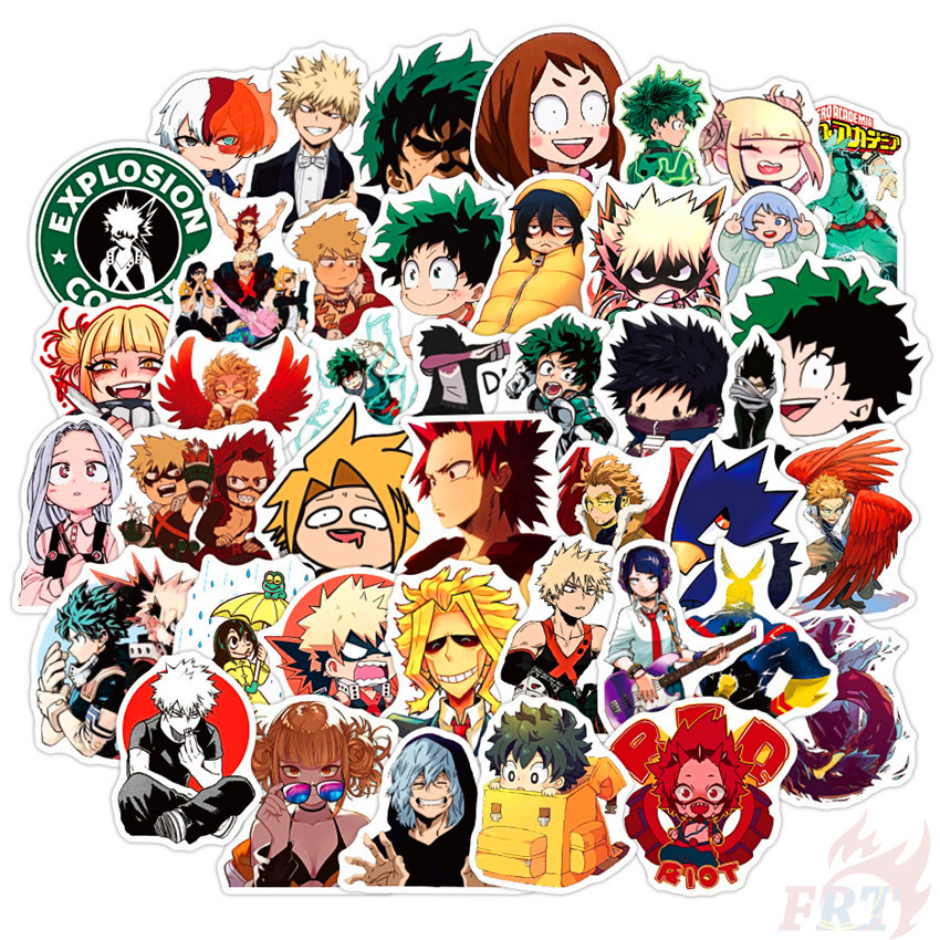 My Hero Academia - Series 10 Anime Cartoon Stickers 50Pcs/Set Midoriya ...