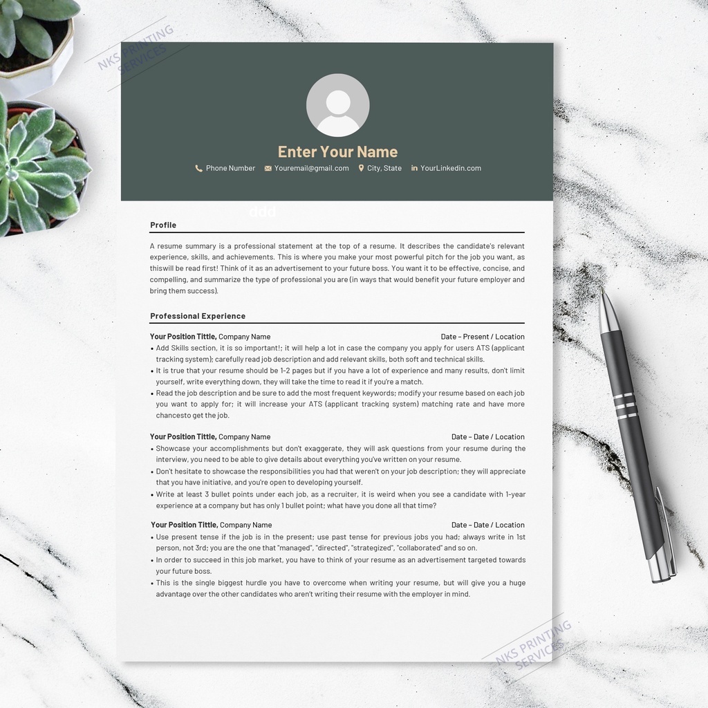 Resume Design / Writing Services Clean, Professional, Creative, Modern ...