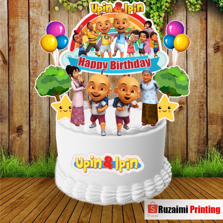 Upin & Ipin Cake Topper 016 | Shopee Malaysia