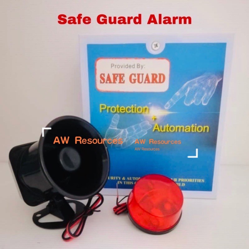 Safe Guard Alarm System Outdoor Metal Box c/w Siren Horn and Strobe ...