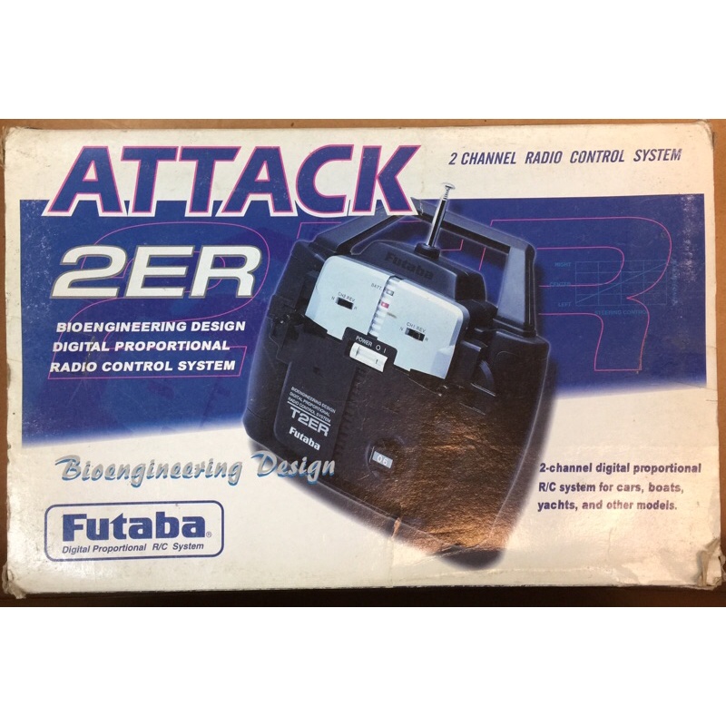 FUTABA ATTACK 2ER BIOENGINEERING DESIGN DIGITAL PROPORTIONAL RADIO ...