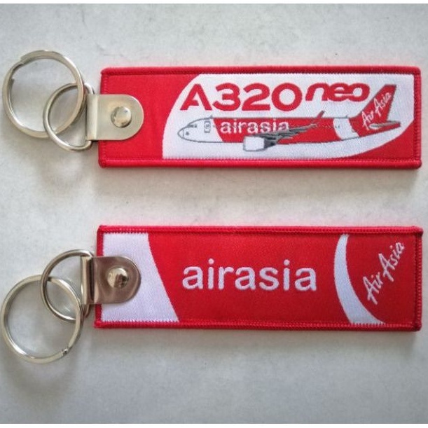 Keychain Woven Airbus A320 NEO Airasia | Shopee Malaysia