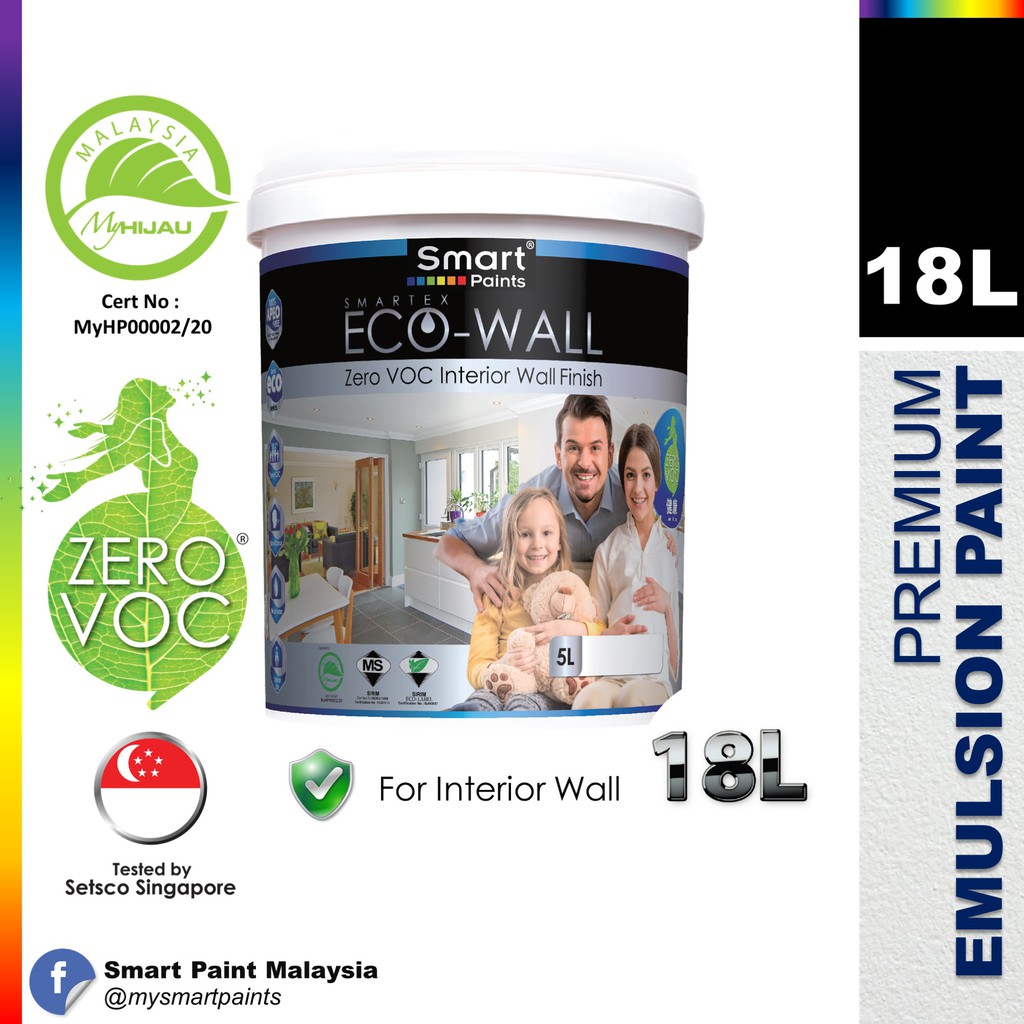 Smart Paints Eco Wall (18LT) | Shopee Malaysia