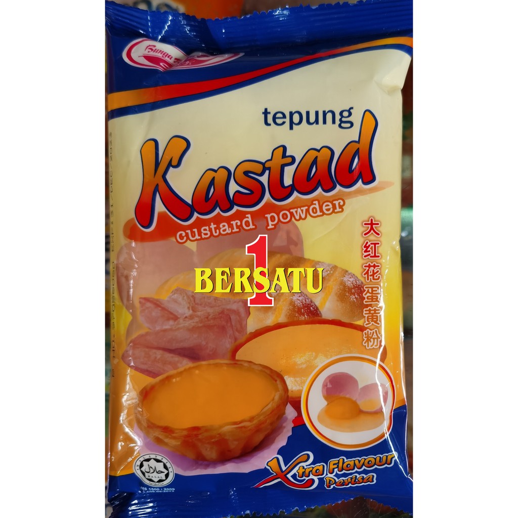 PALING SEDAP : BUNGA RAYA TEPUNG KASTAD / CUSTARD POWDER 300G | Shopee ...