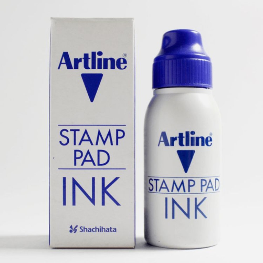 ARTLINE STAMP PAD INK 50CC - (BLACK/BLUE/RED) | Shopee Malaysia