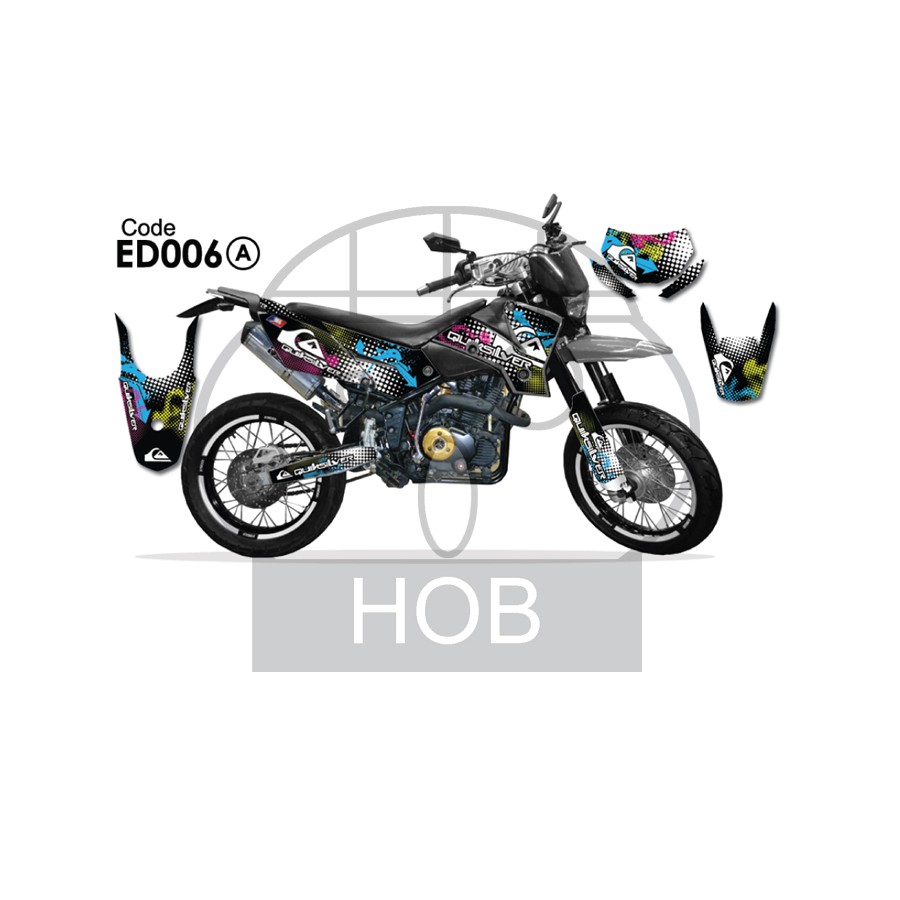 Demak DTM 150 Scrambler Body Sticker Stiker - Stripe Strike | Shopee ...
