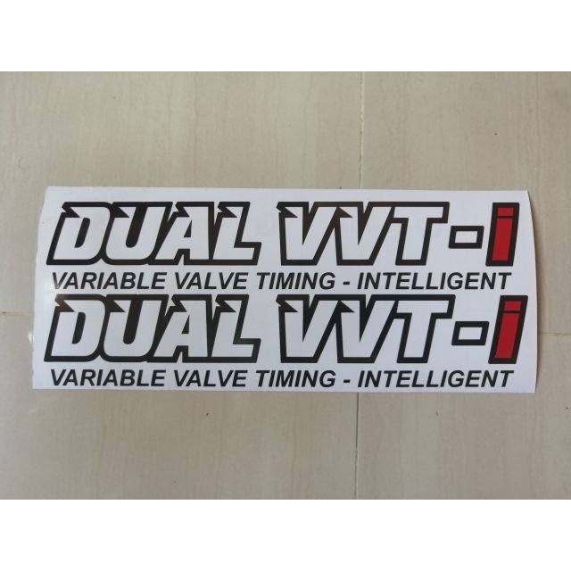 Sticker DUAL VVT-i sticker potong | Shopee Malaysia
