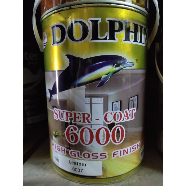 Cat Kilat Kayu Besi / Cat Minyak High Gloss Finish Paint Dolphin ...