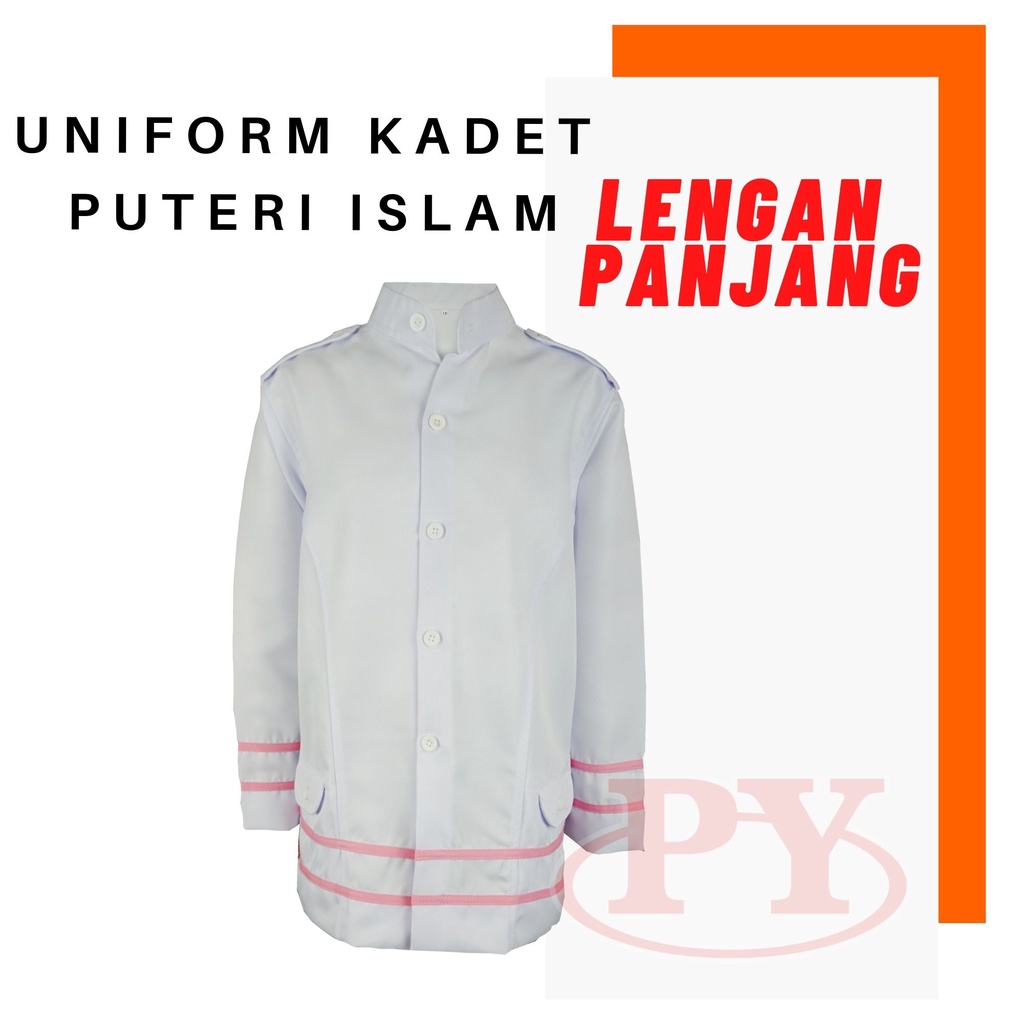PUTERI ISLAM / UNIFORM KADET PUTERI ISLAM ( LENGAN PANJANG FULL SET ...