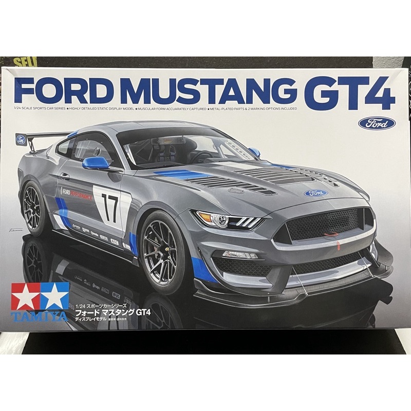 TAMIYA FORD MUSTANG GT4 SCALE 1/24 SPORTS CAR SERIES | Shopee Malaysia