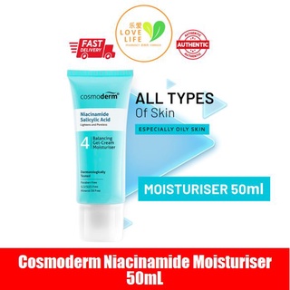 Cosmoderm Niacinamide Salicylic Acid Balancing Gel-Cream Moisturiser ...