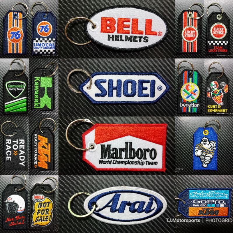 Keychain Sulam Stp 76 Lubricant Lucky Marl boro Pangkah Benetton Orang ...