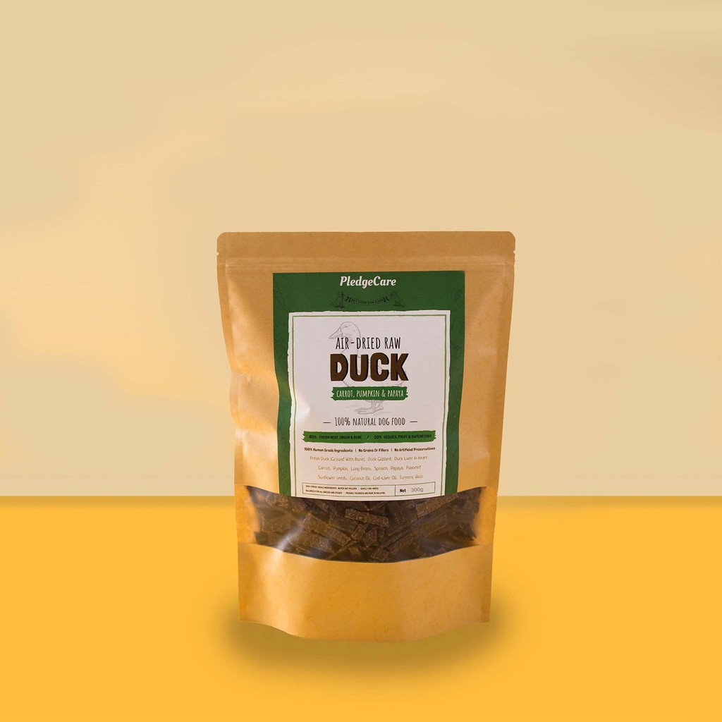 PledgeCare Dog Air-Dried Food Duck (300g) | Shopee Malaysia