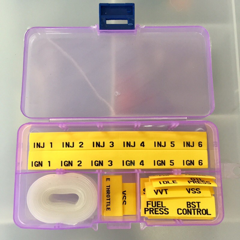 HEATSHRINK LOOM WIRING LABEL MARKER 1-6CYLINDER | Shopee Malaysia