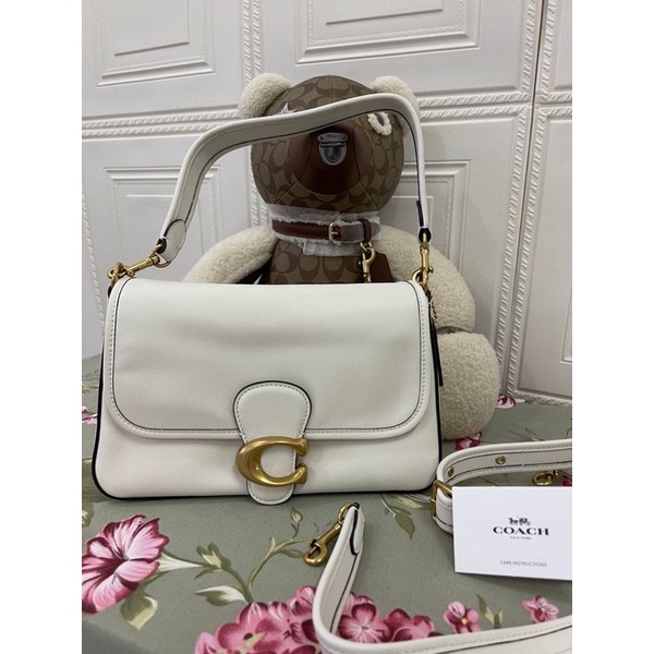 Ready Stock Authentic C4823 Soft Tabby Coach Ivory Tabby in White ...