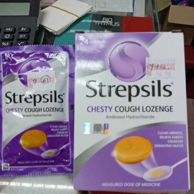 STREPSILS CHESTY COUGH 8 LOZENGES/24 LOZENGES EXP: 25/12/24 | Shopee ...
