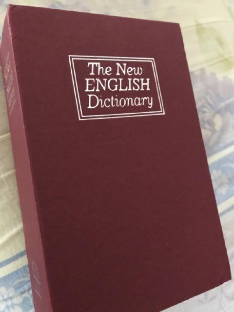 SIMPLYBEST Anti Thief Metal Diversion Dictionary Book Safe Box Secret ...