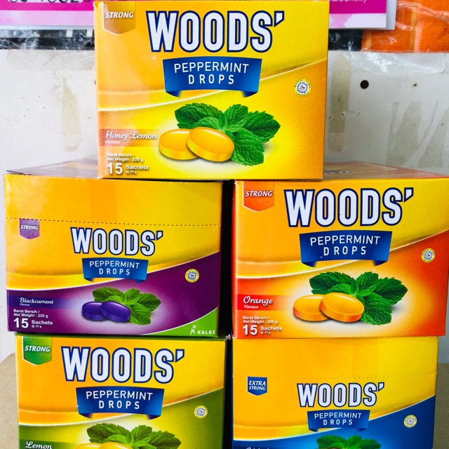 Wood’s peppermint drops 15sachets/box | Shopee Malaysia