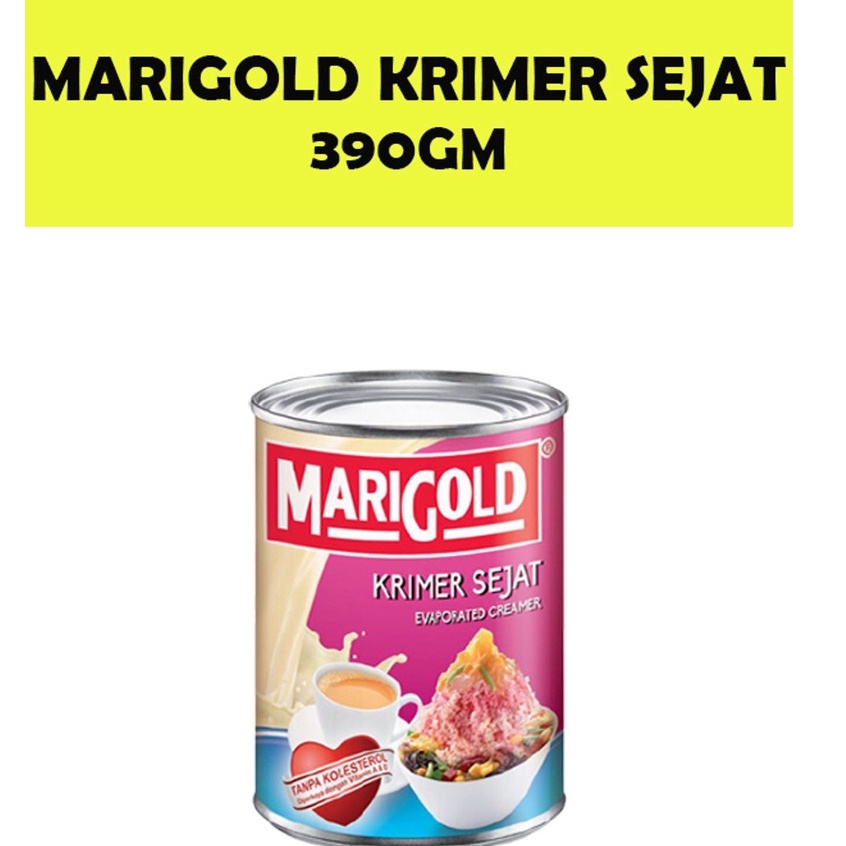 Marigold Krimer Sejat (390g) / Marigold Evaporated Creamer/Susu Cair ...