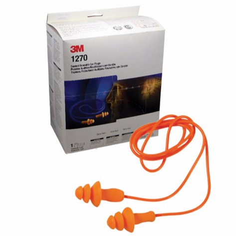 3M 1270 Reusable Ear Plugs, Corded PVC | Shopee Malaysia