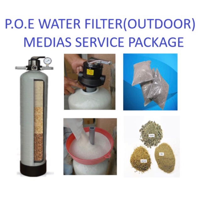Outdoor POE Water Filter Medias Service Package (Please Contact Seller ...