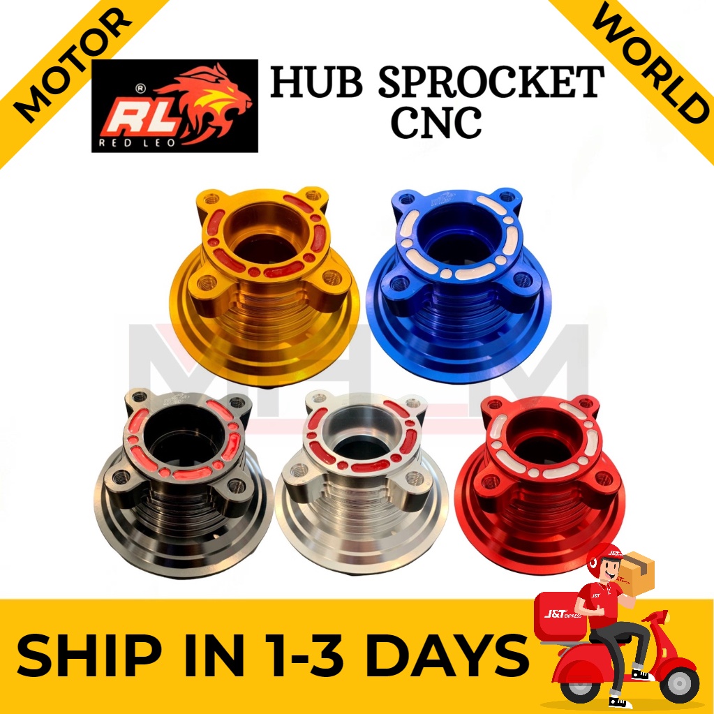 Sprocket Hub Redleo Cnc Y15ZR / Y16ZR / LC 5s Hub Alloy RED LEO Y15ZR ...