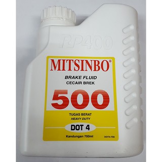 Mitsinbo Heavy Duty DOT 4 Brake Fluid (700ml) | Shopee Malaysia