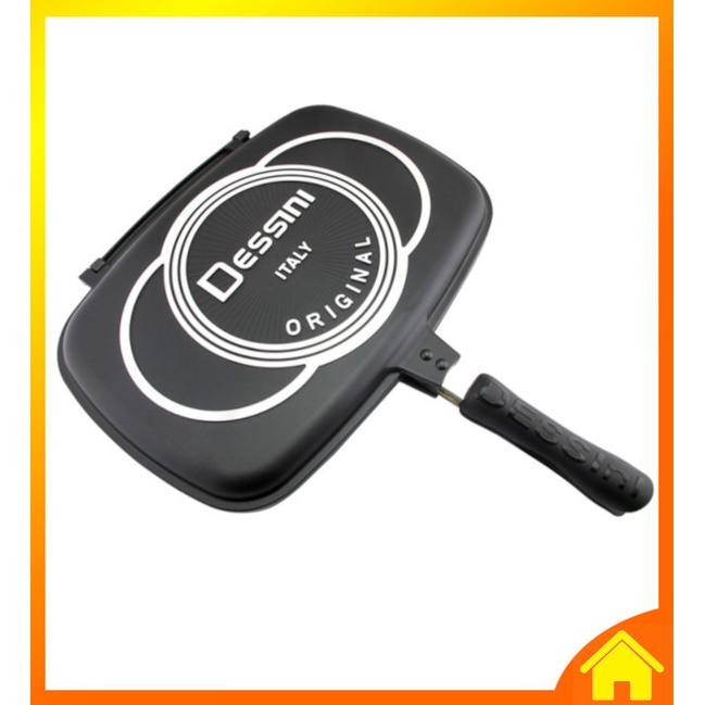 [OneHome] Non Stick Pan Double Grill Dessini Original Fry Cook Bake ...
