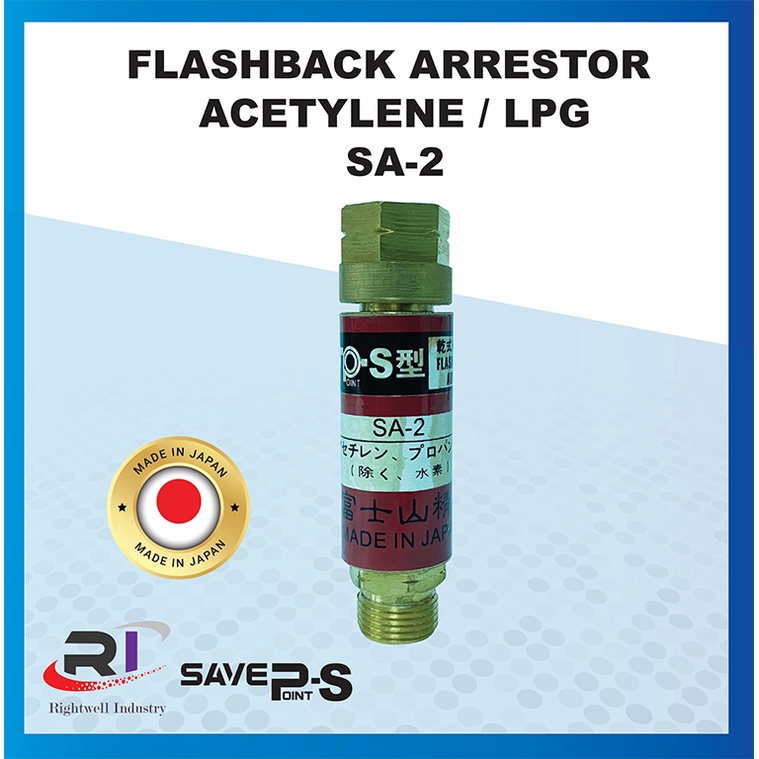SAVE POINT Flashback Arrestor LPG/Acetylene SA-2 (MADE IN JAPAN ...