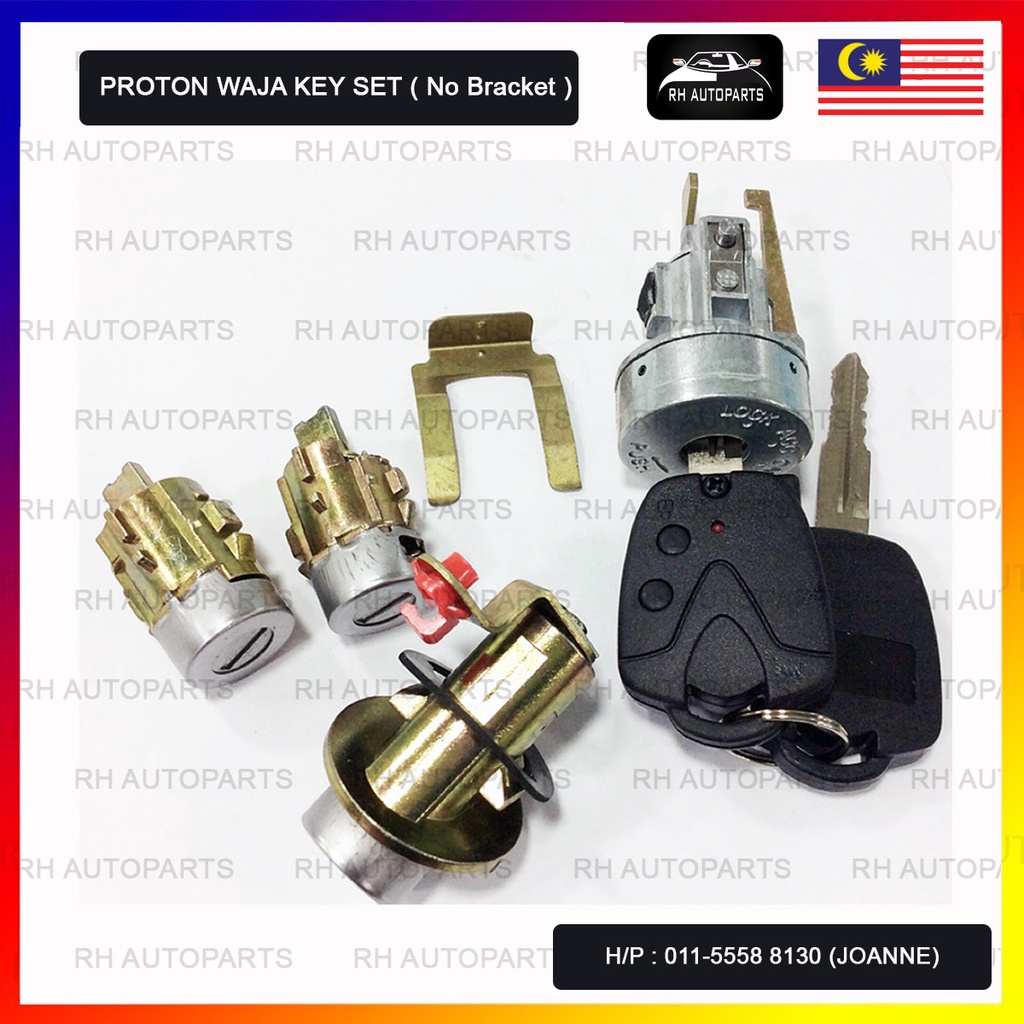 PW831743 PROTON WAJA STARTER KEY SET WITH KEY,KEYSET BRACKET KUNCI ...