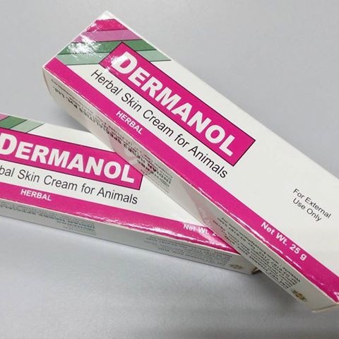 Dermanol Herbal Skin Cream For Pet Dog Cat Animals 25g (DOG & CAT ...