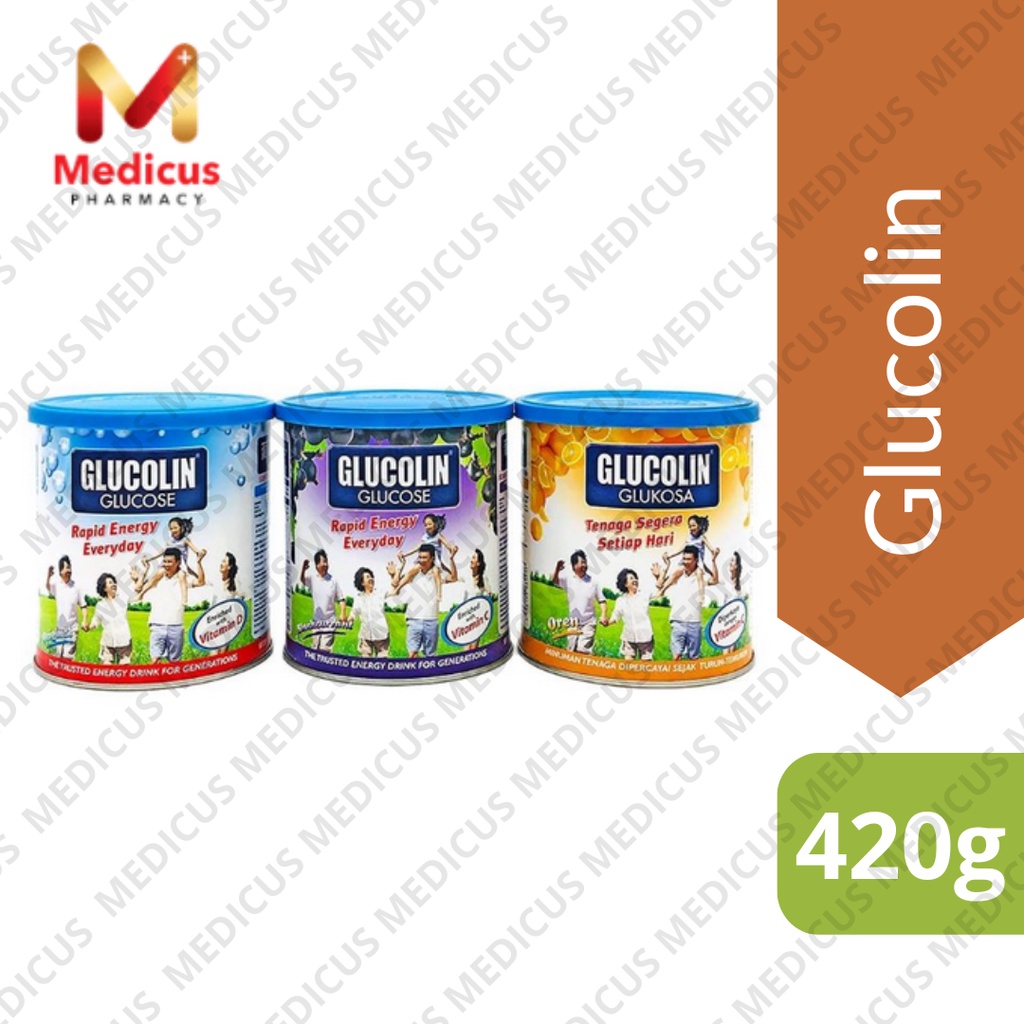 Glucolin Glucose 420g Original / Blackcurrant / Orange | Shopee Malaysia