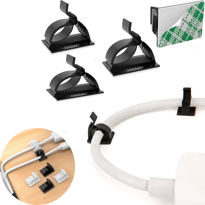 Multifunctional Cable Organizer / Adjustable Desk Wire Organizer / Self ...