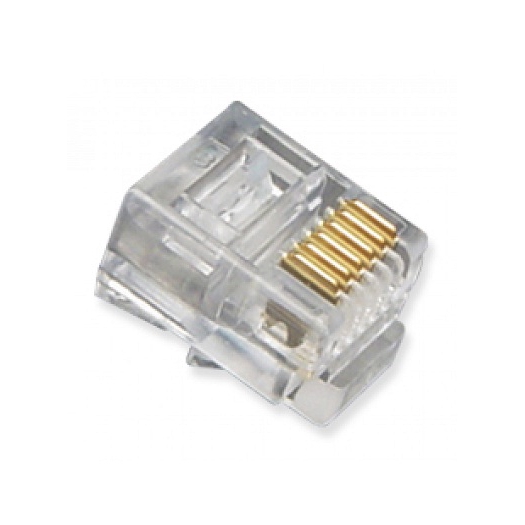 HIGH QUALITY 6PIN RJ12 CONNECTOR (100PCS) | Shopee Malaysia