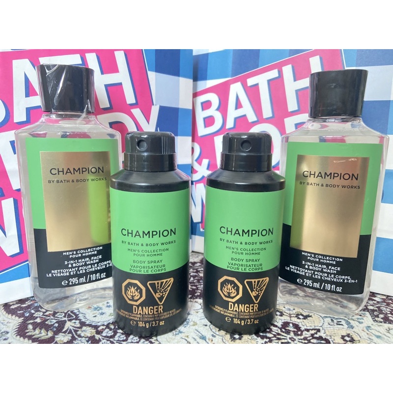 Champion Combo :: Men Body Spray & Shower Gel :: by Bath & Body Works ...