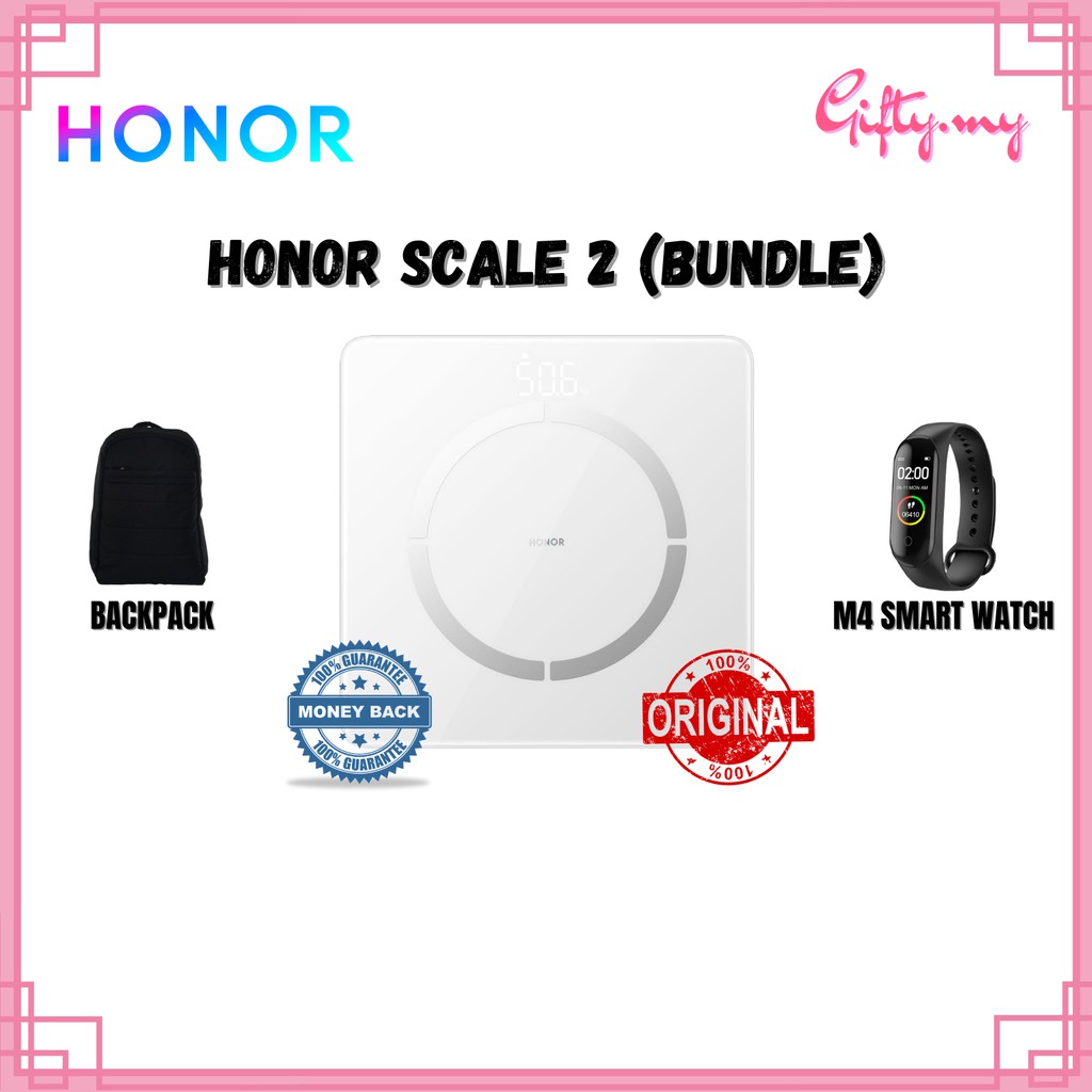 Honor scale 2 smart body weighing scale original honor malaysia | BeeCost