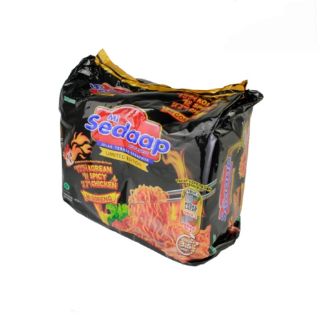 [TKM] Mi Sedaap Korean Spicy Chicken (87g x 5's BLACK) | Shopee Malaysia