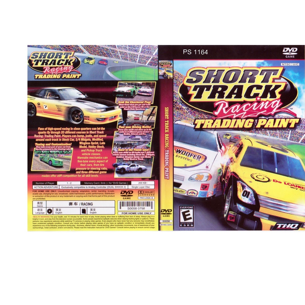 PS2 GAME COLLECTION SHORT TRACK RACING TRADING PAINT | Shopee Malaysia