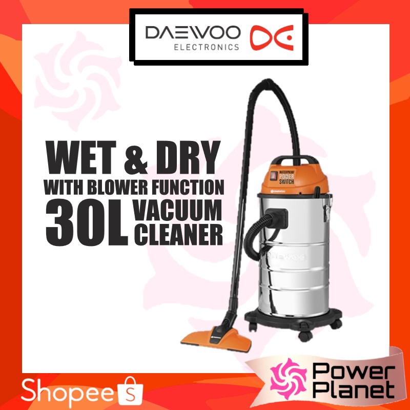 Daewoo Davc90 30l Wet And Dry 30l Vacuum Cleaner With Blower Function