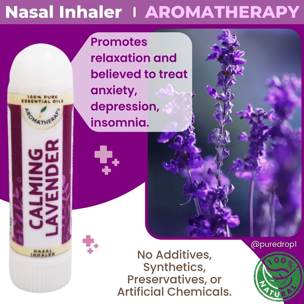 Calming Lavender - Aromatherapy Inhaler / 100% Pure and Quality ...