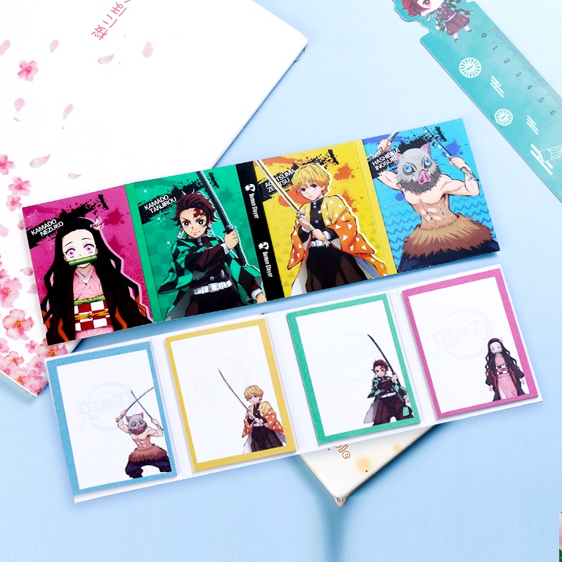 Anime Demon Slayer Post-it Note Kimetsu No Yaiba Sticky Notes Paper ...