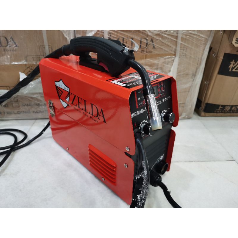 Zelda mig-161 4 in 1 gasless portable inverter heavy duty mma mig arc ...