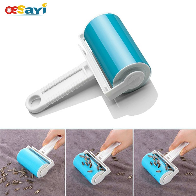 Washable Lint Rollers Sticky Hair Clothes Dust Catcher Carpet Sheets ...
