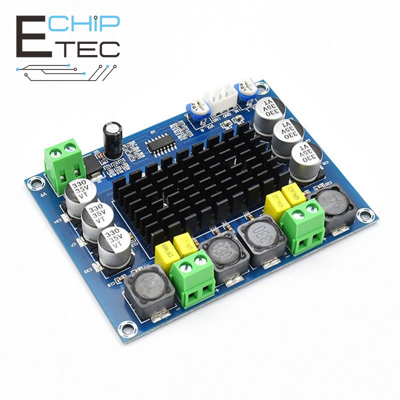 XH-M543 2*120W TPA3116D2 Dual-channel Stereo High Power Digital Audio Power Amplifier Board ...