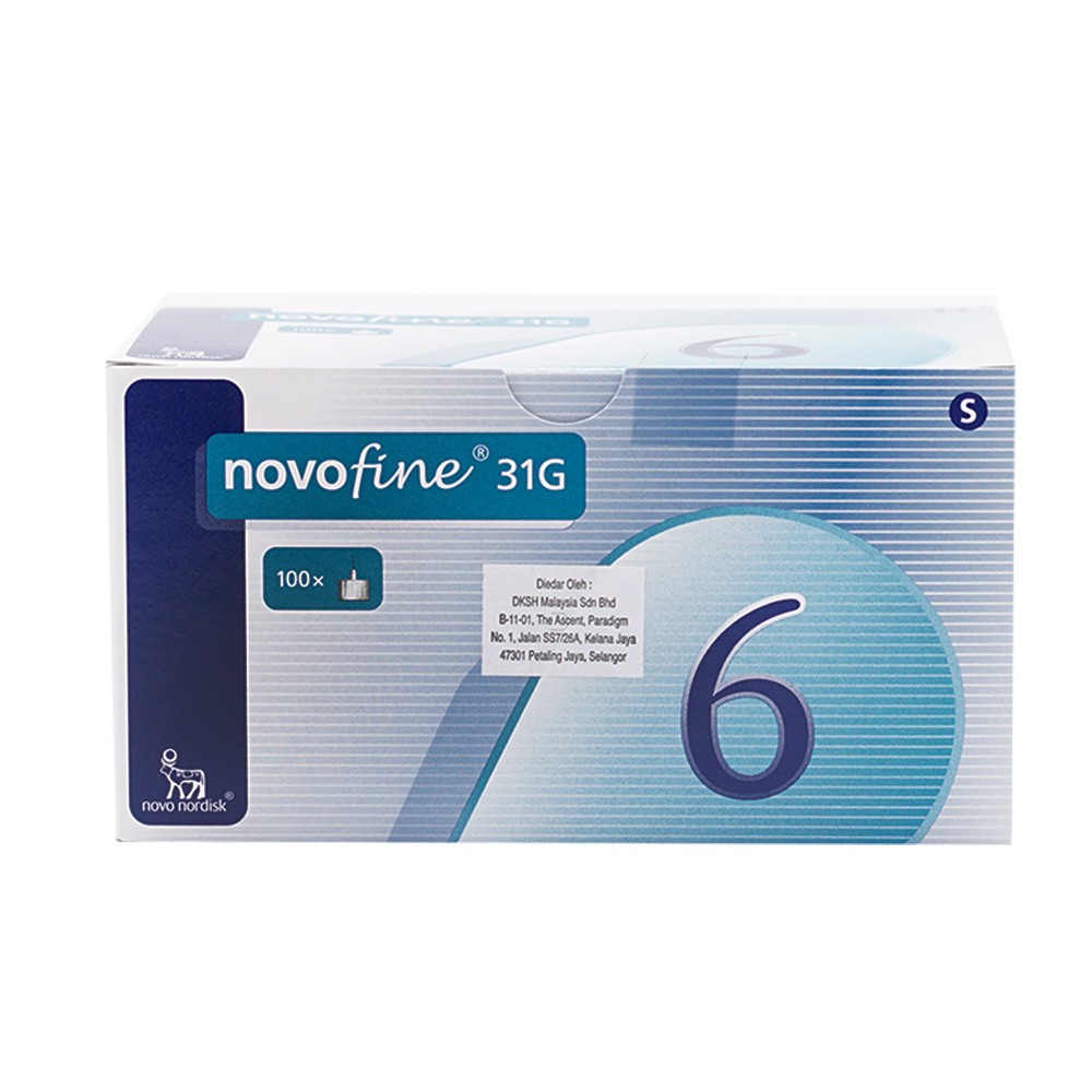 NOVOFINE PEN NEEDLES 31G 6MM 100'S | Shopee Malaysia