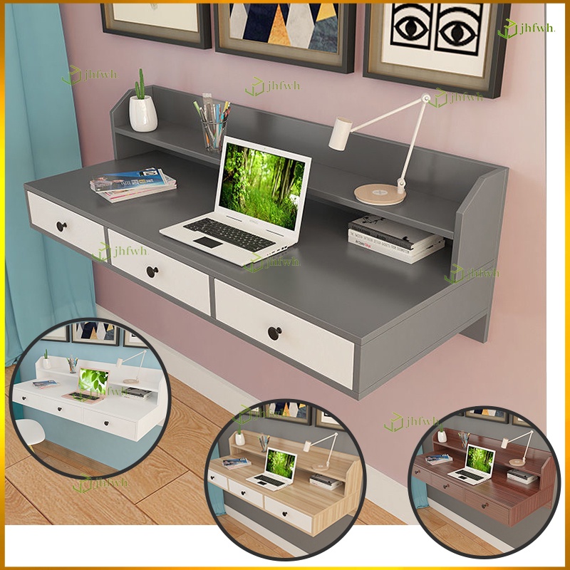 Study desk Bookshelf Combination One Bookcase Simple Bedroom Desktop ...