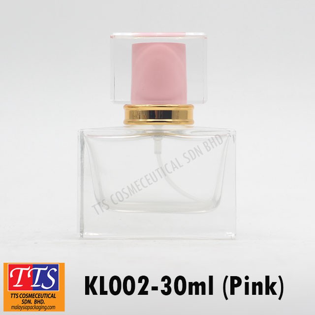30ml Pink Cap Glass Spray Perfume Bottle / Botol Minyak Wangi / Botol ...