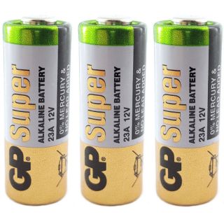 ORIGINAL GP ULTRA 23A/GP SUPER 27A 12V Alkaline Battery for Car Remote ...