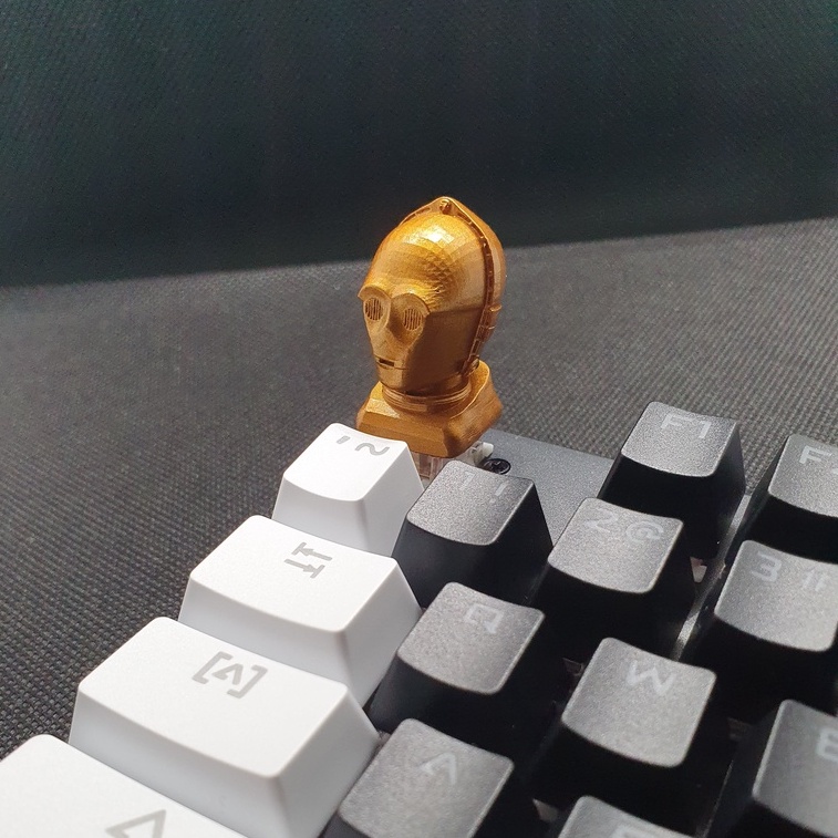 Custom Keycaps Keyboard Star Wars C-3PO Mechanical Switches | Shopee ...